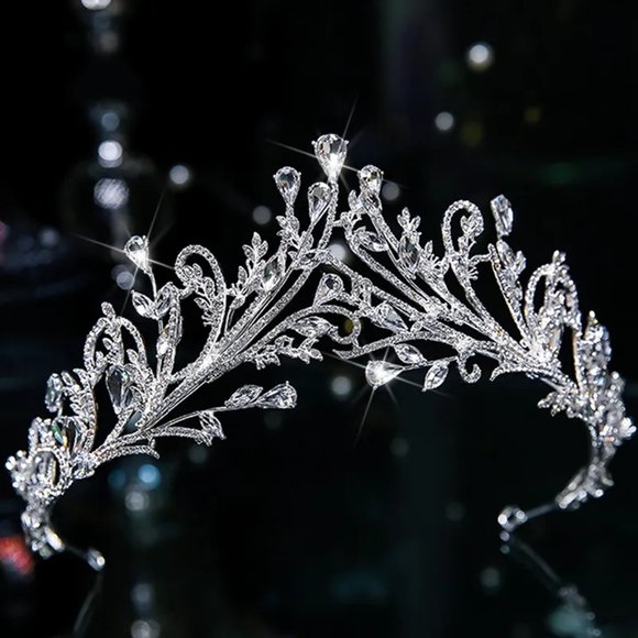Accessories | Ornate Bridal Tiara Crown Detail Princess Queen Headdress ...